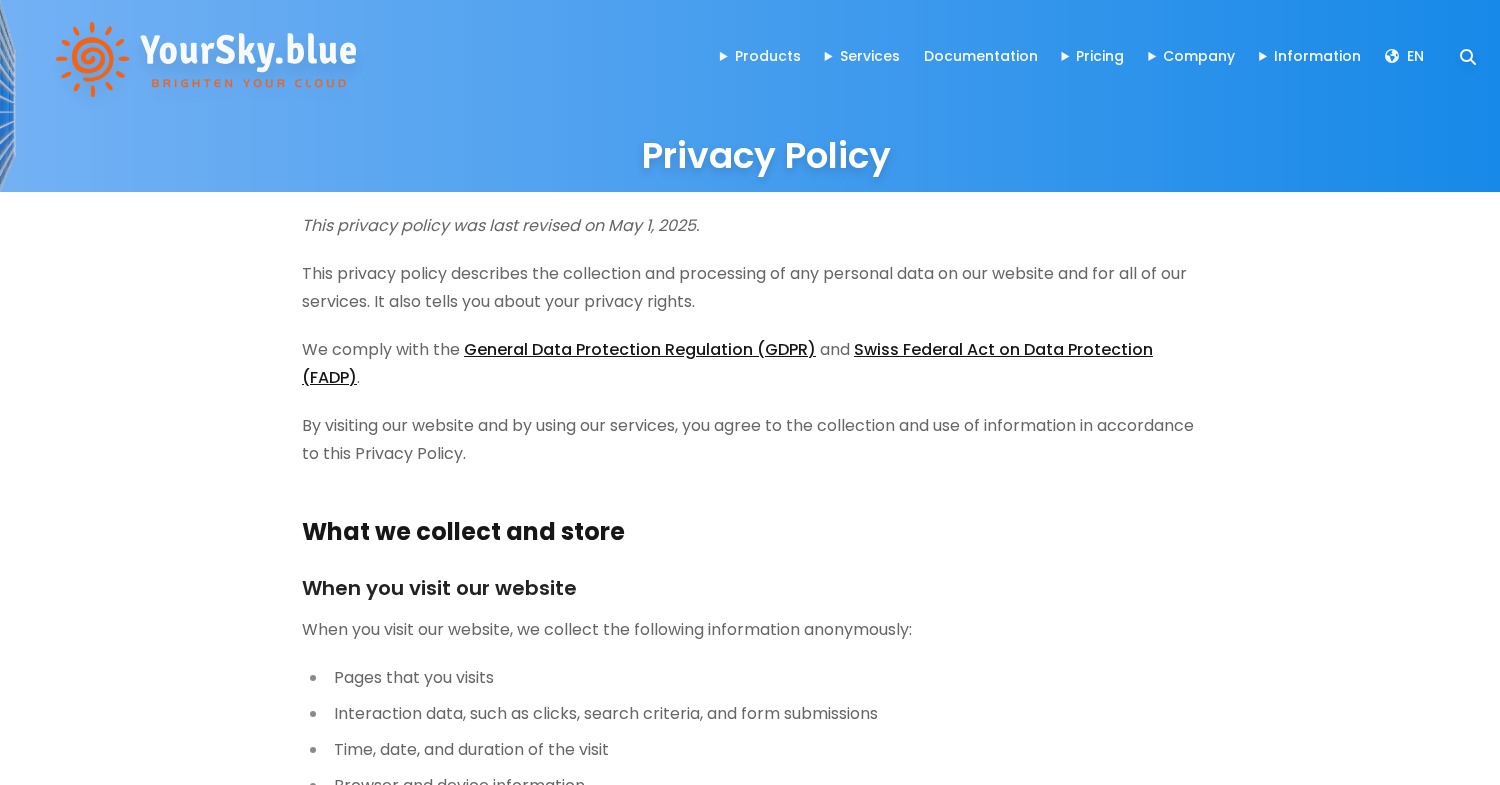 Privacy Policy